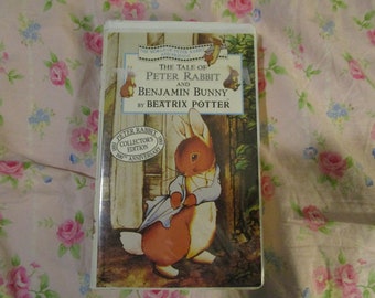 The Tale of Peter Rabbit & Benjamin Bunny by Beatrix Potter Color VHS ...
