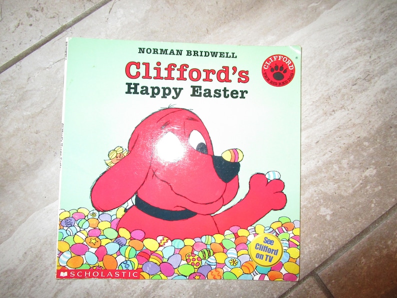 1994 Clifford's Happy Easter by Norman Bridwell Clifford - Etsy