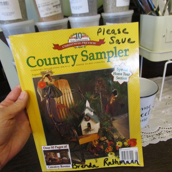 Country Sampler - Etsy