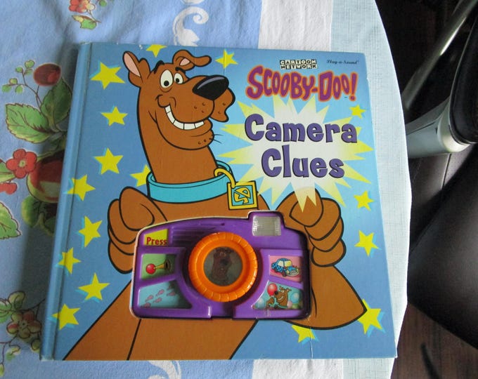 2004 Cartoon Network Scooby Doo Camera Clues HB Book Press Camera for ...