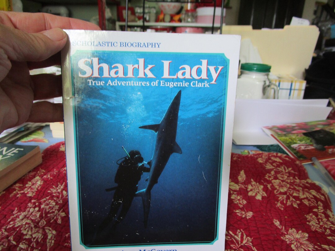1978 Shark Lady True Adventures of Eugenie Clark Scholastic Biography ...