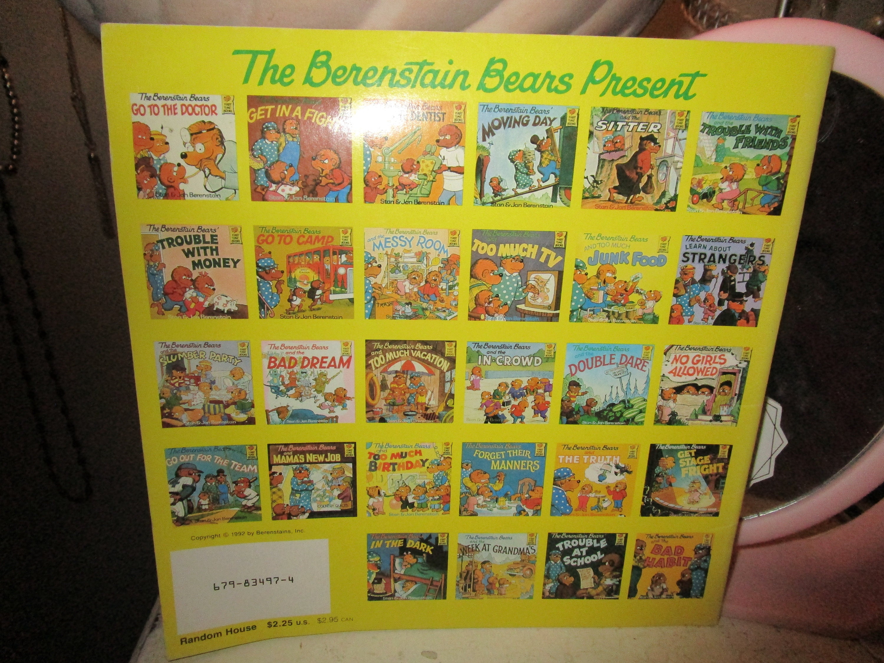 1992 SC the Berenstain Bears and the Trouble With Grownups by - Etsy
