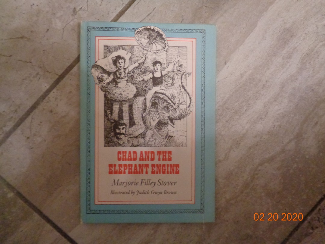 1975 Chad and the Elephant Engine by Marjorie Filley Stover Illustrated ...