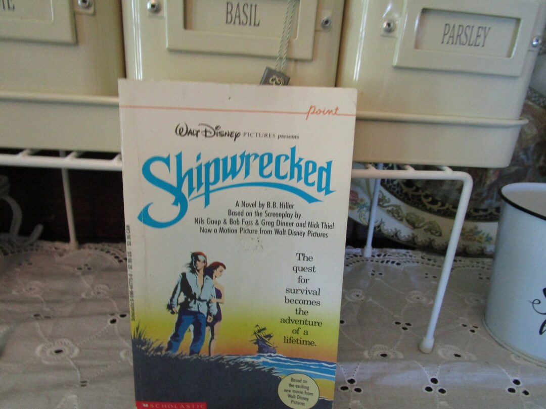1991 Walt Disney Shipwrecked A Novel by B B Hiller Scholastic SC Book ...