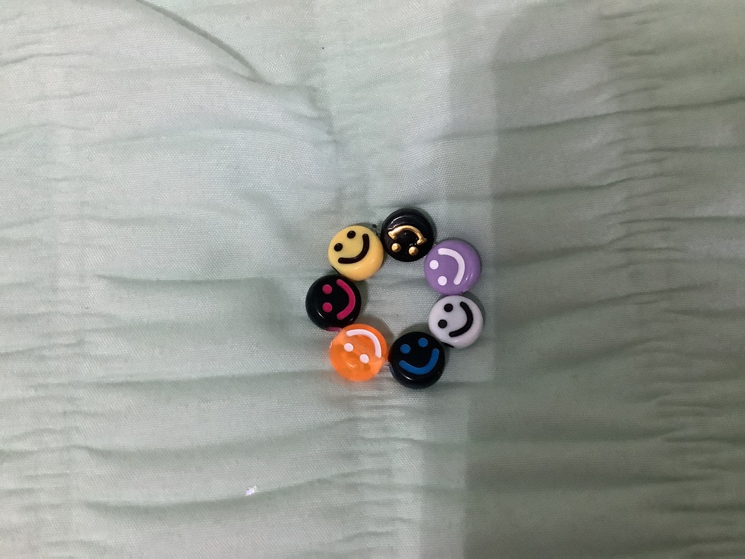 Smiley Face Ring - Etsy