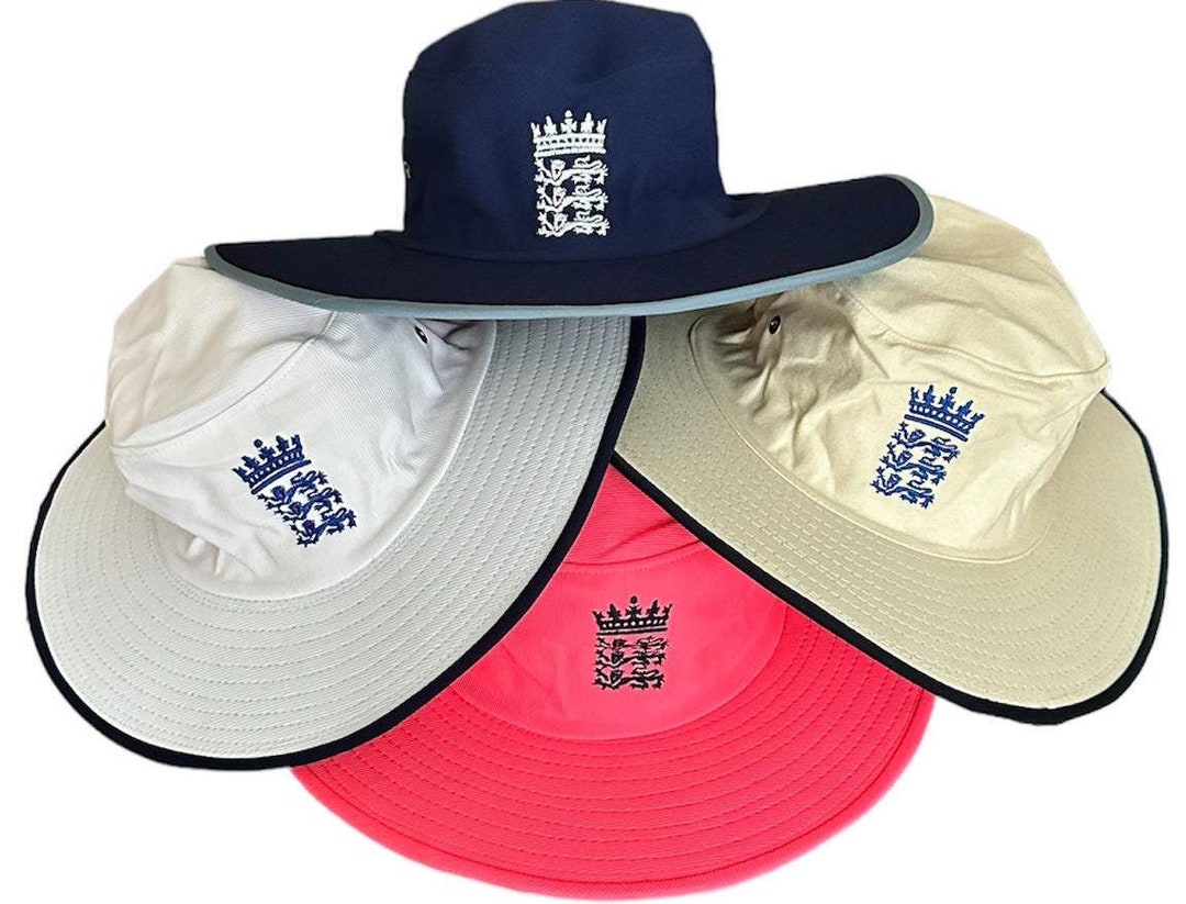 Wide Brim England Cricket Hat for Tests, ODI and T20 Matches With ...