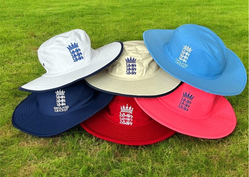 Wide Brim England Cricket Hat Tests, ODI and T20 With Iconic 3 LIONS ...