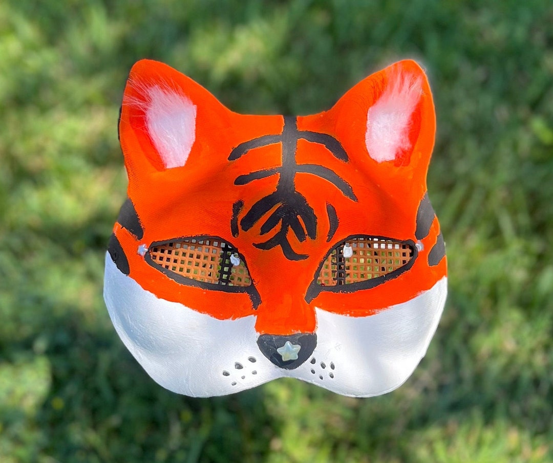 Tiger Cat Mask! - Etsy