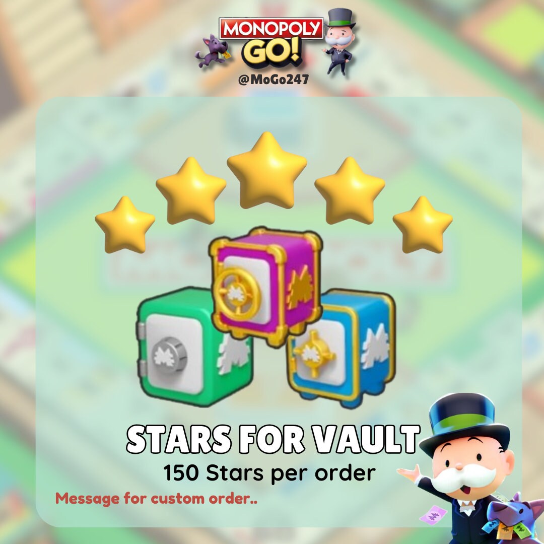 Stars for Vault 100 Stars per Order (please Read the Description & Fast ...