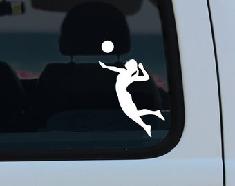 Volleyball Window Decal - Etsy