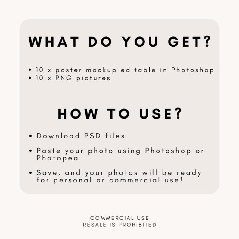 10 X Poster Mockup Psd, Classic Style, Smart Object Layers PSD - Etsy