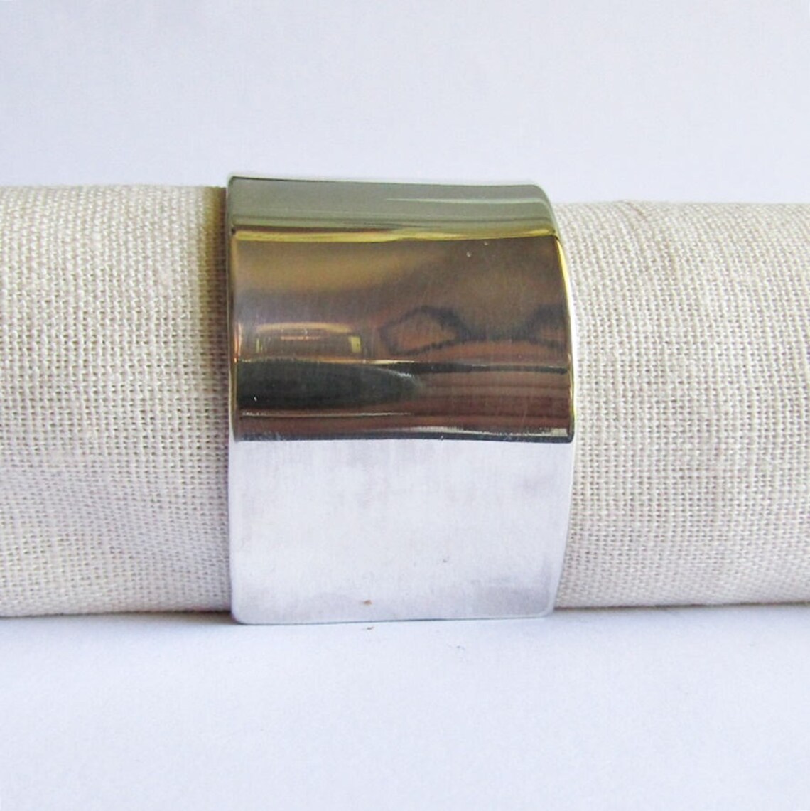 Hammered Sterling Silver Napkin Ring Hand Forged Napkin Ring | Etsy