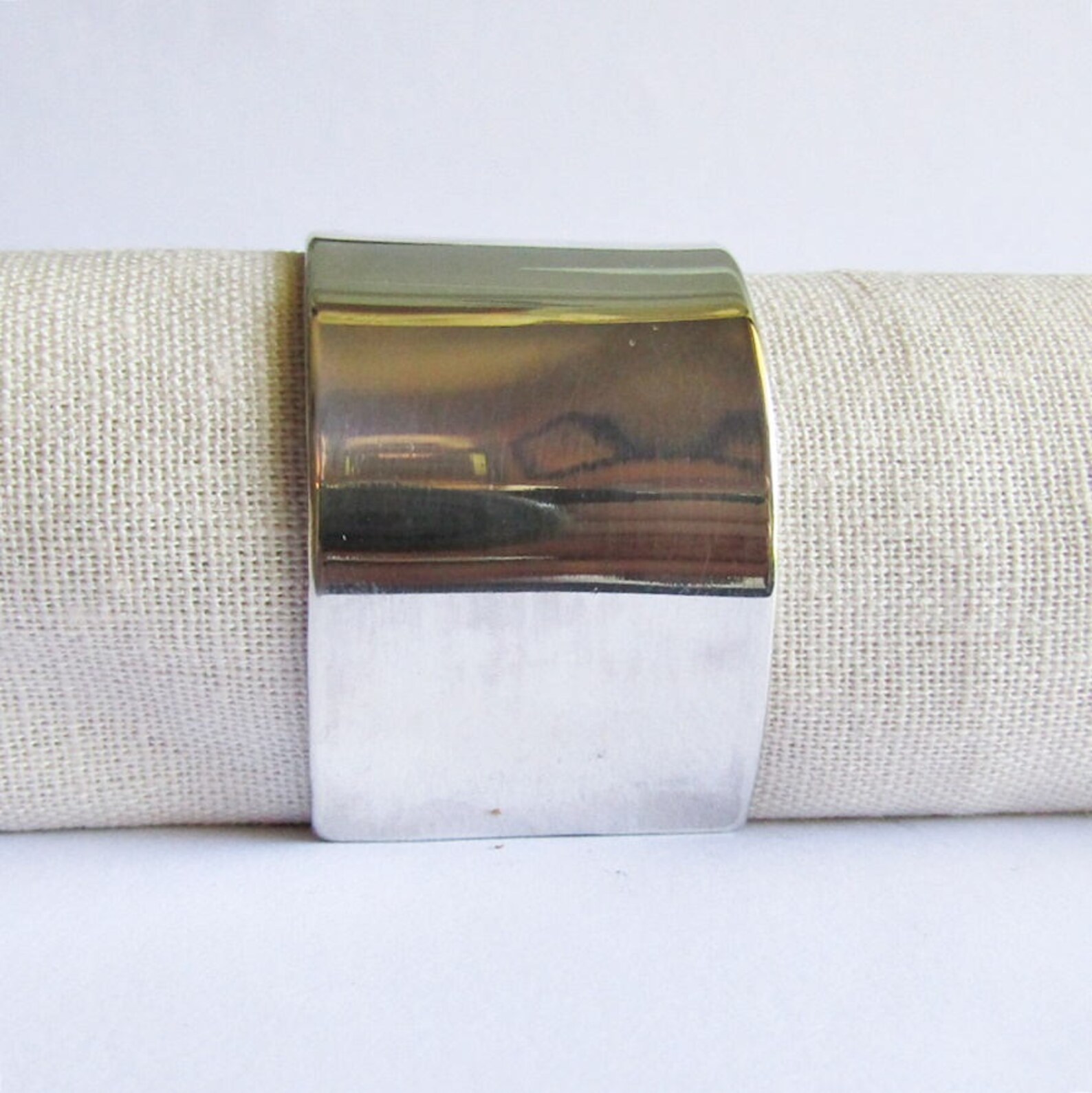 Hammered Sterling Silver Napkin Ring Hand Forged Napkin Ring | Etsy