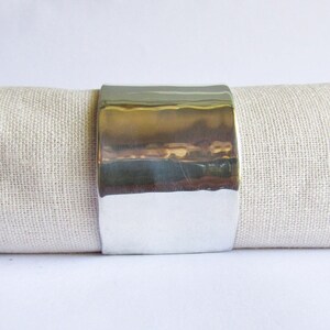 Hammered Sterling Silver Napkin Ring - Hand Forged Napkin Ring ...