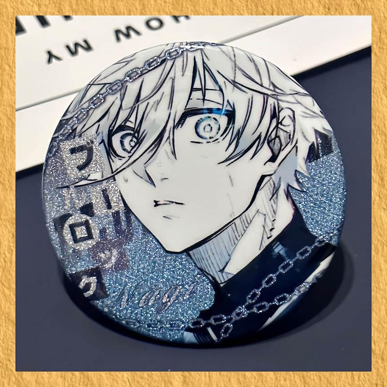 Blue Lock Nagi Seishiro Badge Pin Anime Merch Button - Etsy