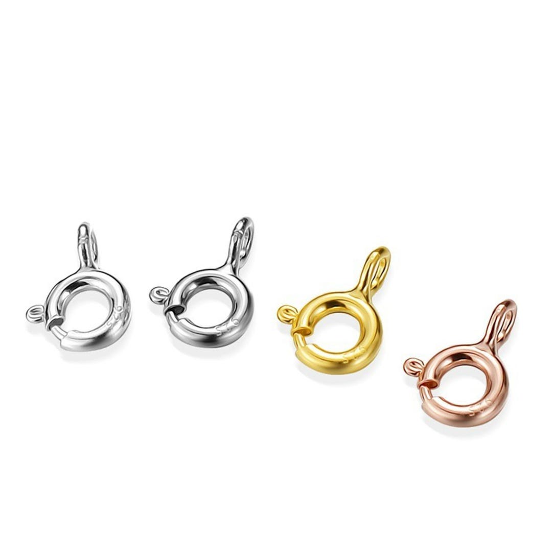 S925,14k Gold Filled Spring Clasps, Bulk Wholesale Jewelry Supplies,deluxe Assortment of ...