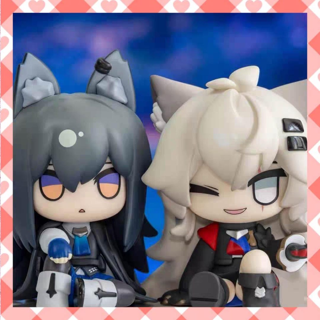 Arknights Chibi Figures 8cm| Lappold, Lappland, Texas Silence Mini ...