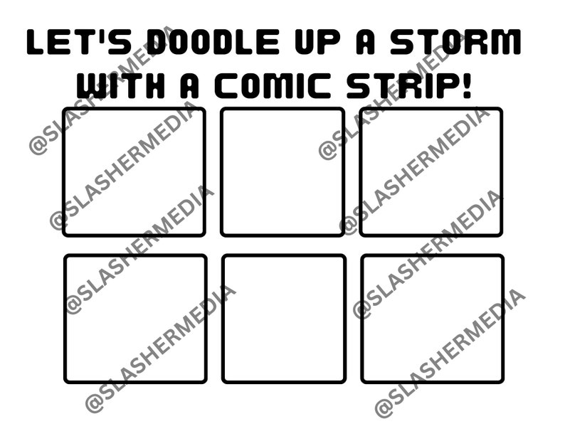 Printable Comic Strip - Etsy
