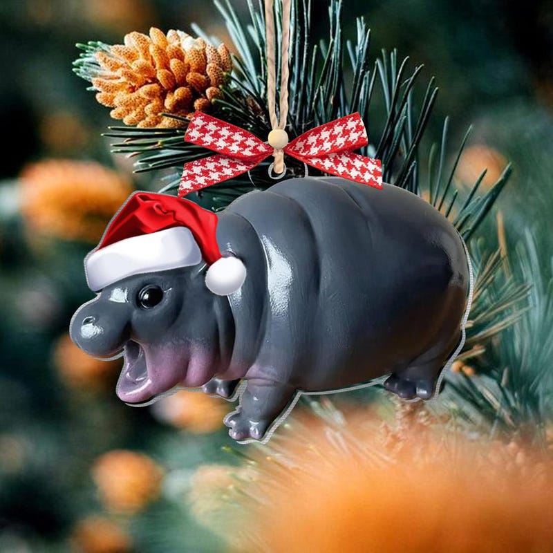 Moo Deng Ornaments - Etsy