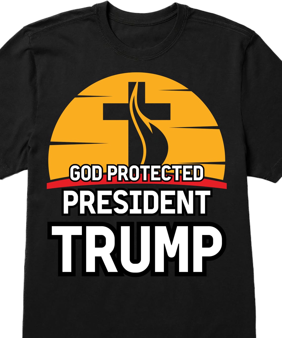God Protected President Trump PNG, Trump 2024 Survivor Shirt PNG ...