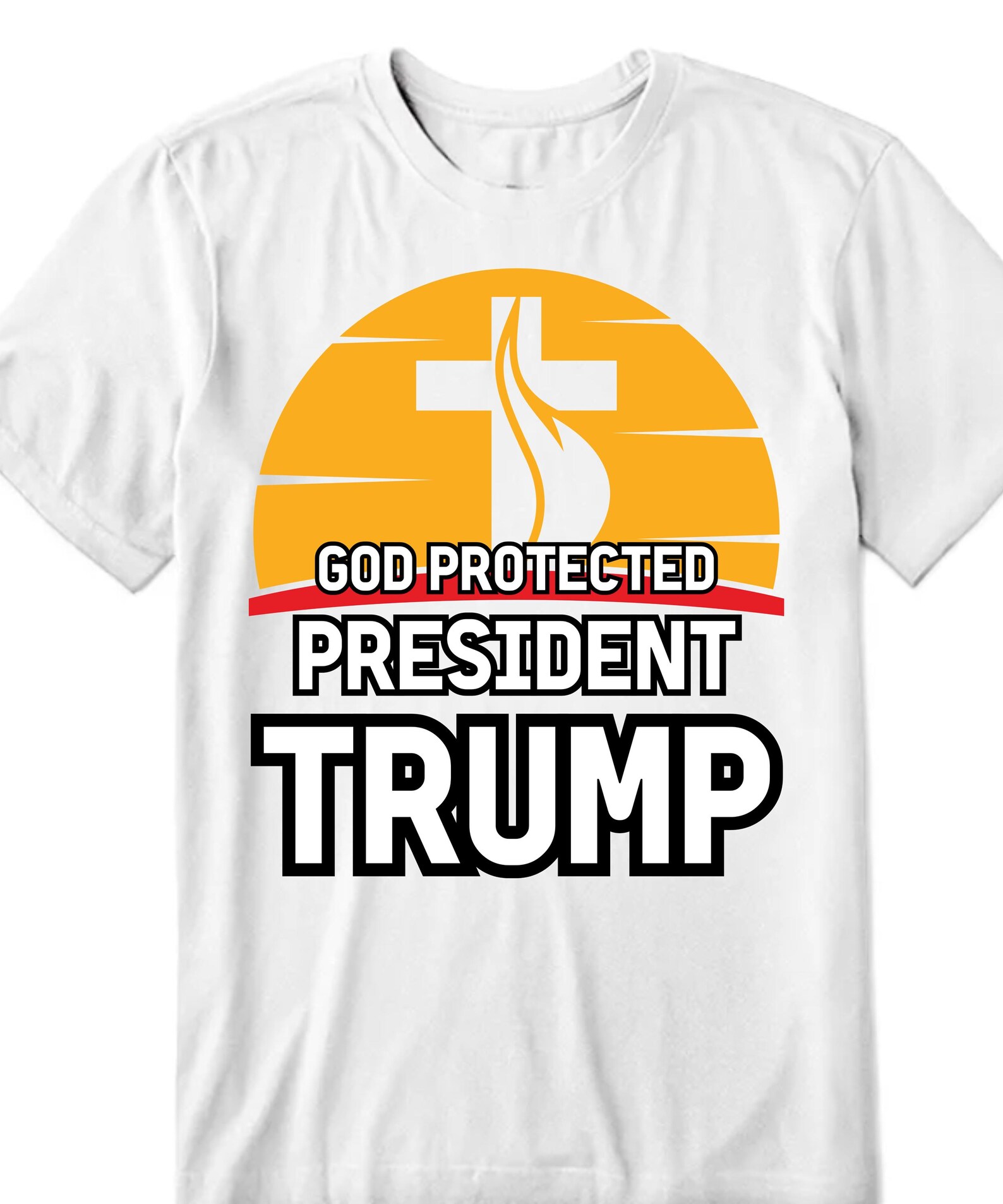 God Protected President Trump PNG, Trump 2024 Survivor Shirt PNG ...