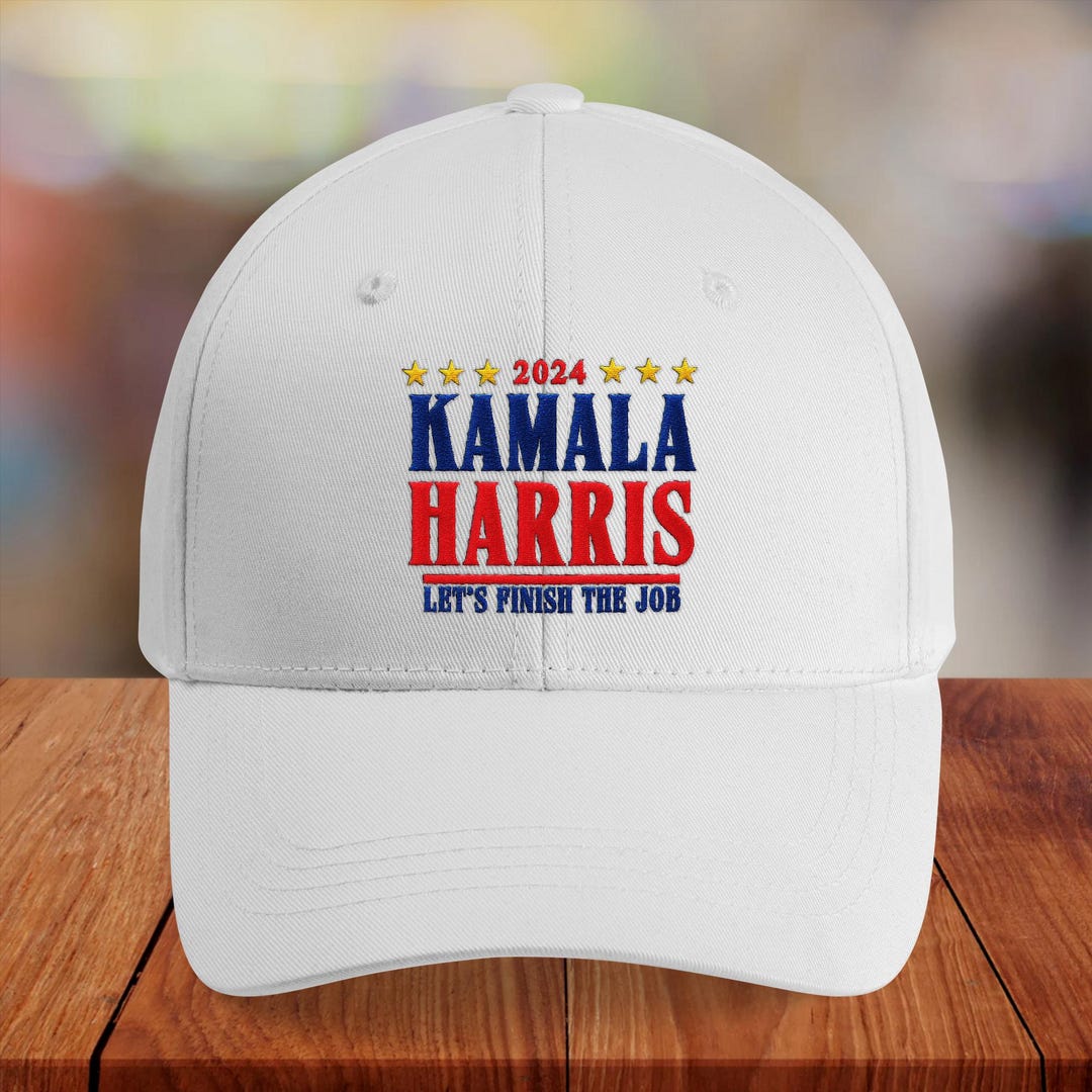 Kamala Harris 2024, Kamala Harris Hat embroidered Distressed Dad Cap ...