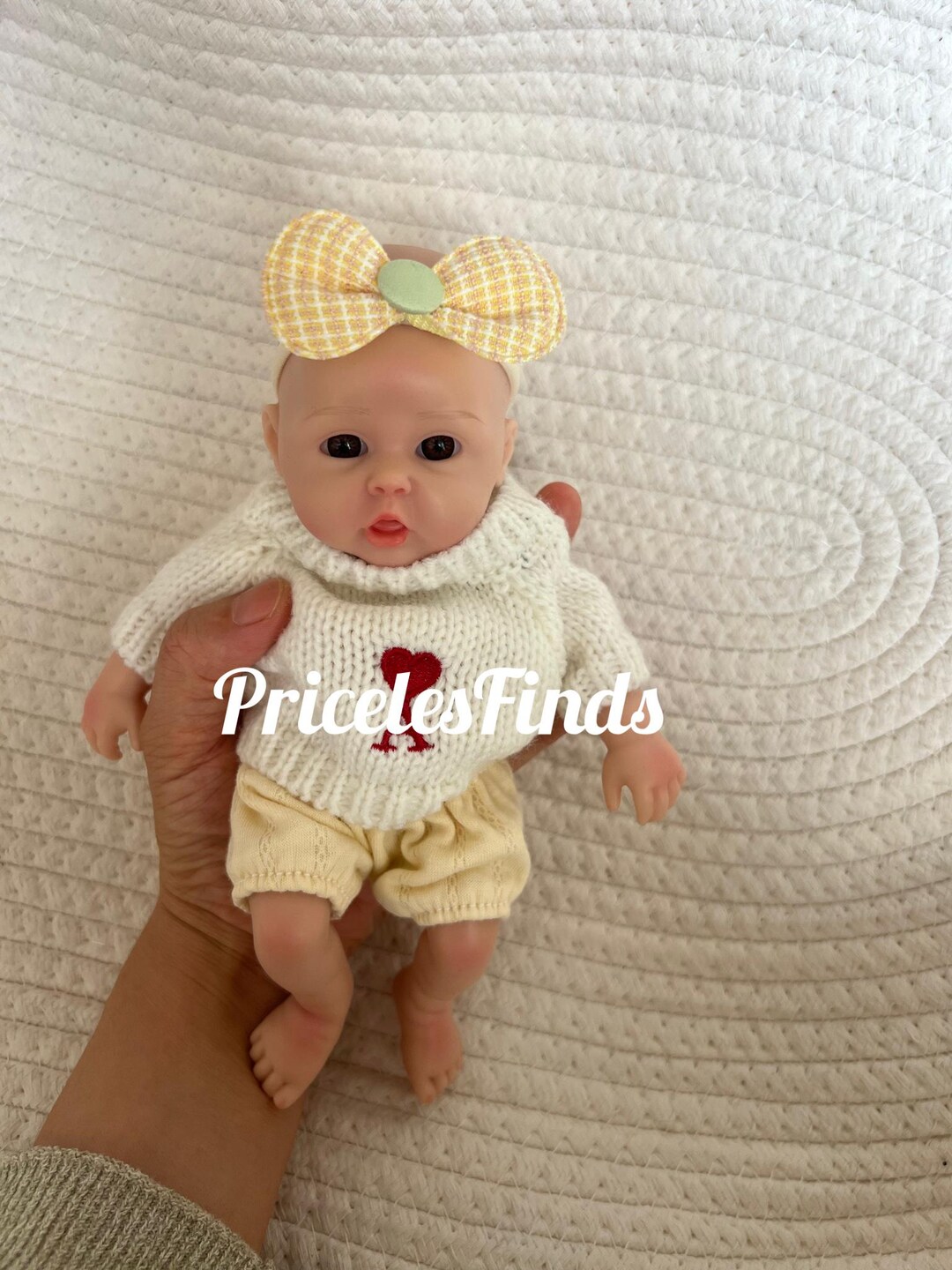 8inch Mini Reborn Silicone Full Body Dolls, Mini Reborn Baby Girl Dolls ...