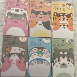 Animal Post-it/sticky Notes - Etsy UK