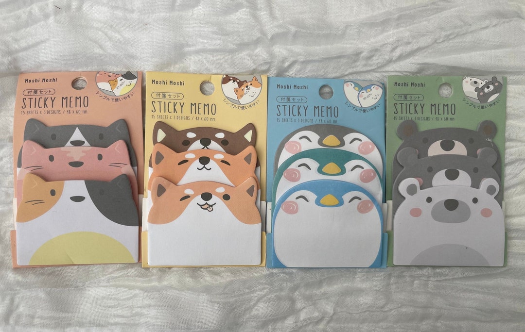 Animal Post-it/sticky Notes - Etsy