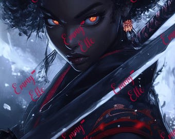Afro Samurai | Black Art | Black Samurai | Samurai Artwork | Afro Anime ...