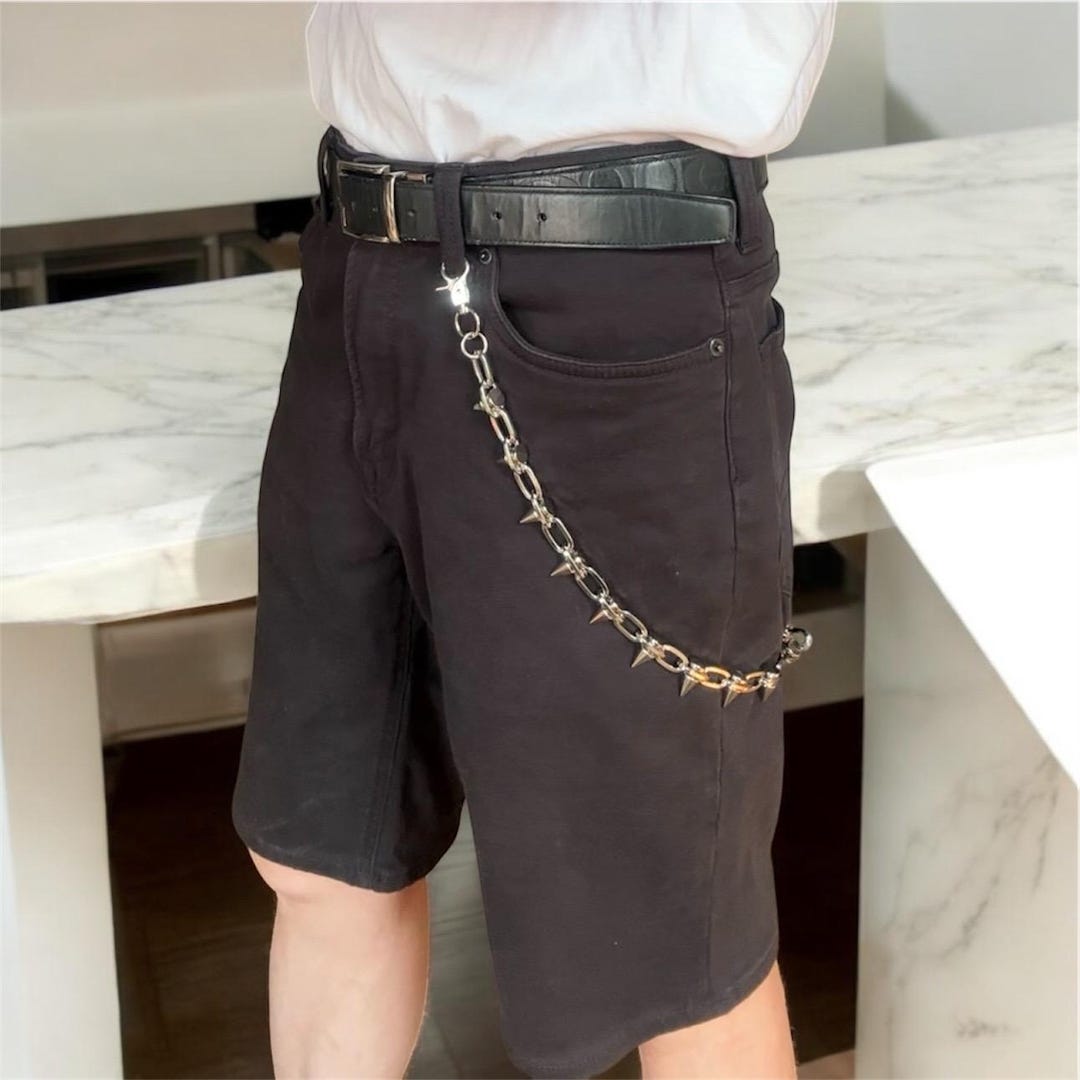 Spiked Pants Chain for Men Women,jeans Chain,keys Chain,biker Wallet ...