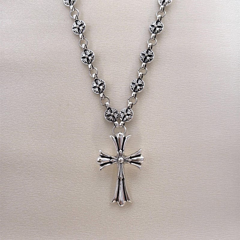 Chrome Crosses - Etsy