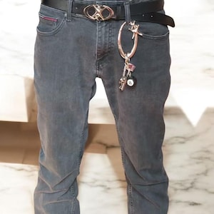 8 Ball Keychain Key Ring Car Key Pants Chain for Men Women,bag Charm ...