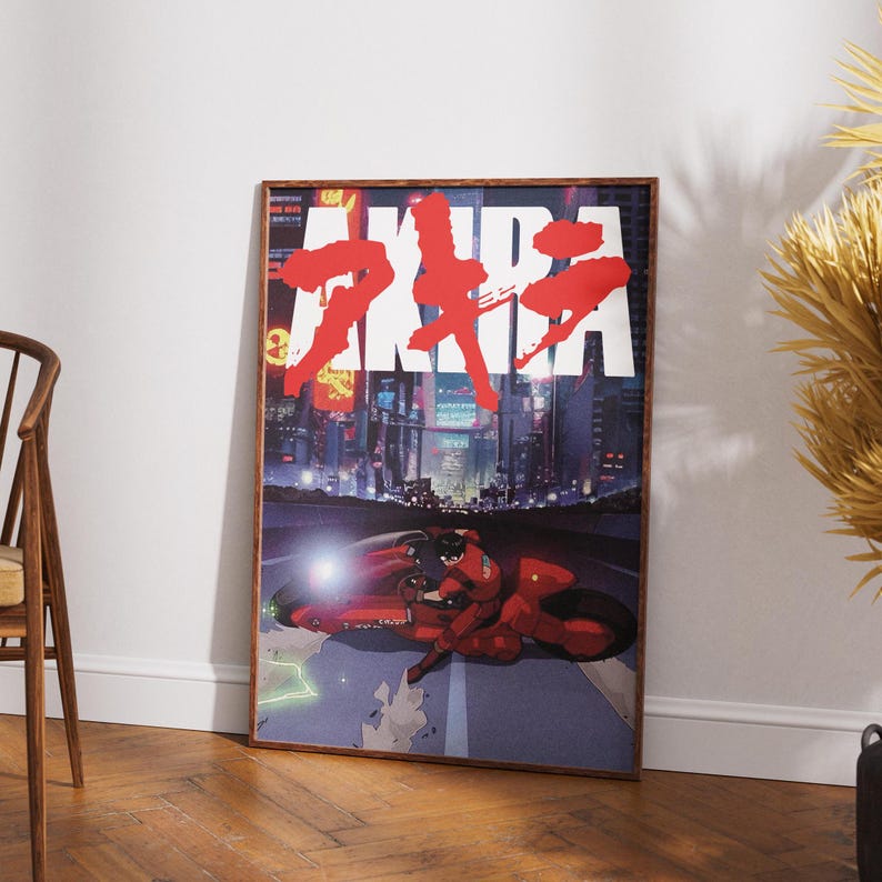 Akira Poster Digital Download – Iconic Anime Cyberpunk Wall Art | Neo ...