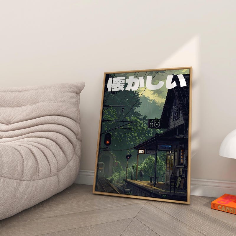 Retro Japan Train Poster - Etsy UK