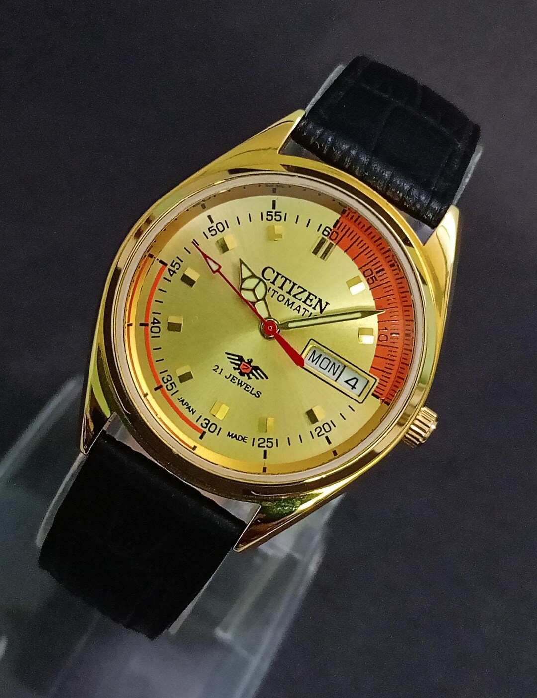 Vintage Citizen Automatic 21-jewels Day & Date Men's Beautiful Japanese Original Restored 38mm ...