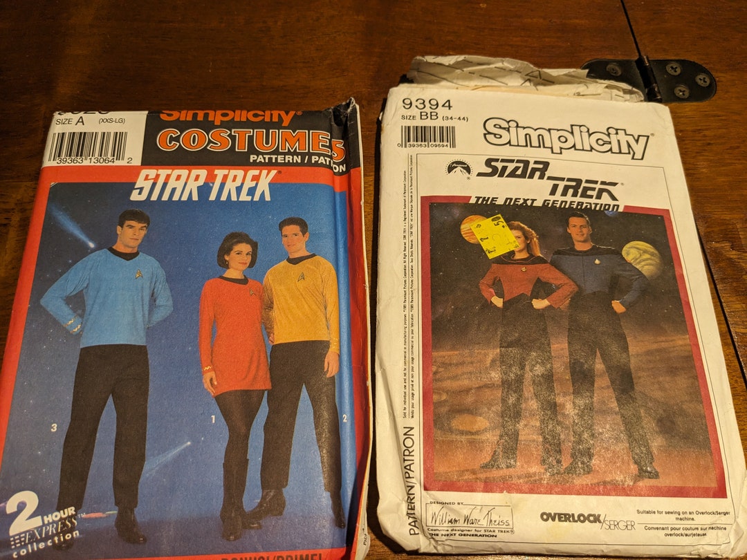 Star Trek Uniform Patterns - Etsy