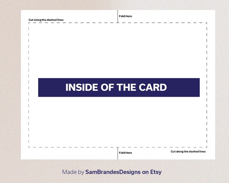 Printable Gradient Birthday Card | Downloadable Birthday Card | 5 X 7 ...