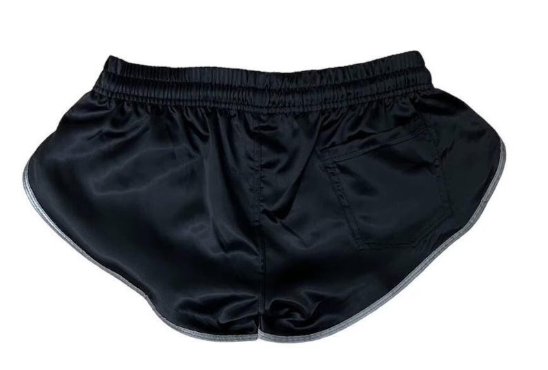 Sporty Sprint-inspired Nylon Satin High Cut Shorts - Etsy
