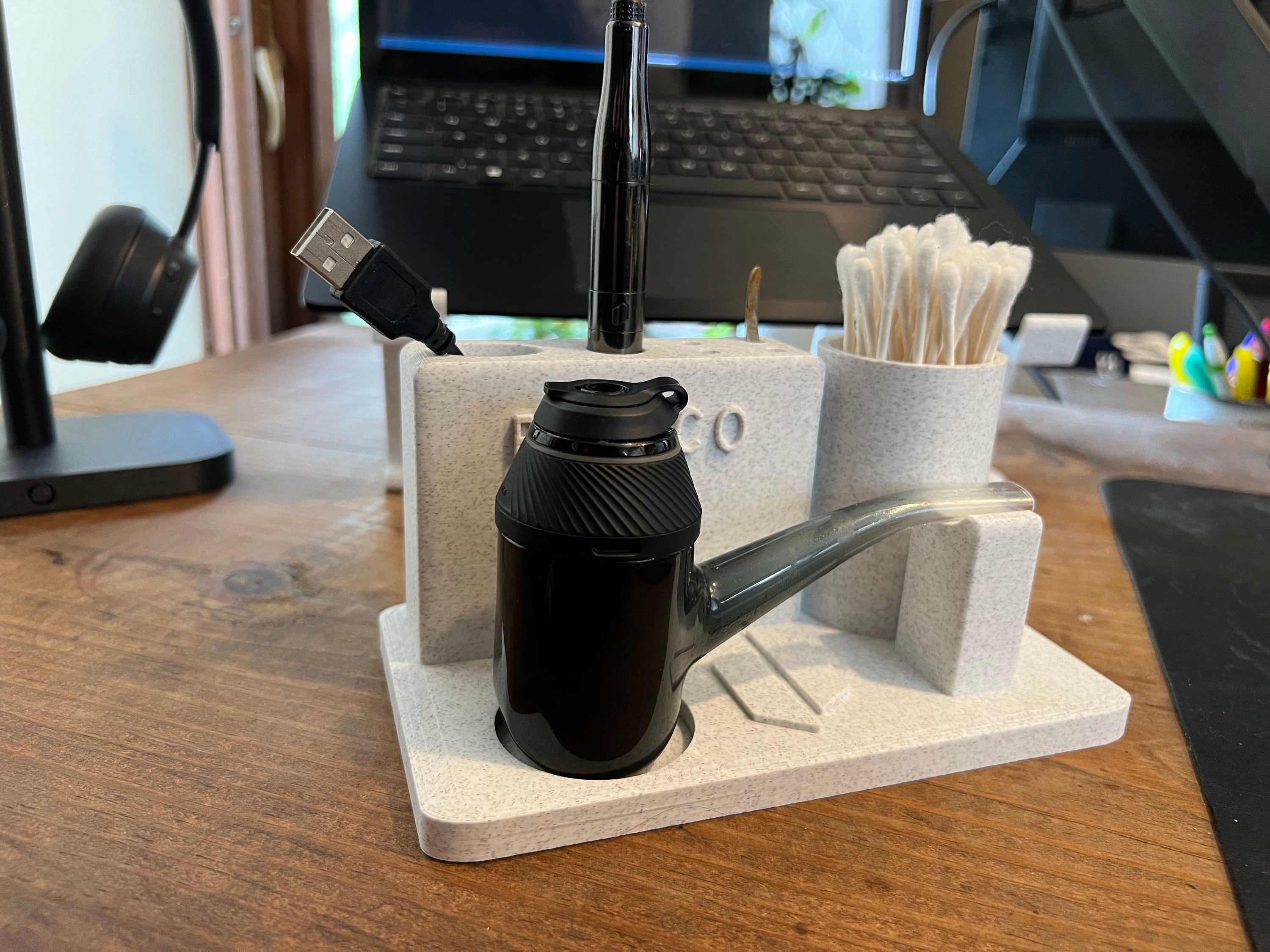 Puffco Proxy White Marble Stand for Puffco Proxy and Puffco Plus ...