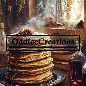 Wicked Witch Breakfast Pancakes - Dark Academia Gothic Decor, Oil ...