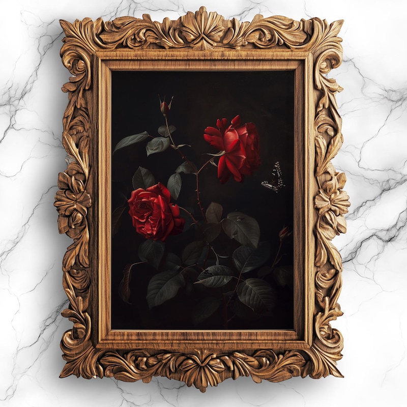 Rose Artwork - Etsy