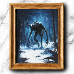 Strange Cryptid Art Collection - Digital Oil Paintings of Bigfoot ...