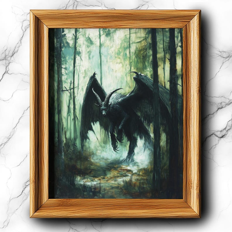 Strange Cryptid Art Collection - Digital Oil Paintings of Bigfoot ...