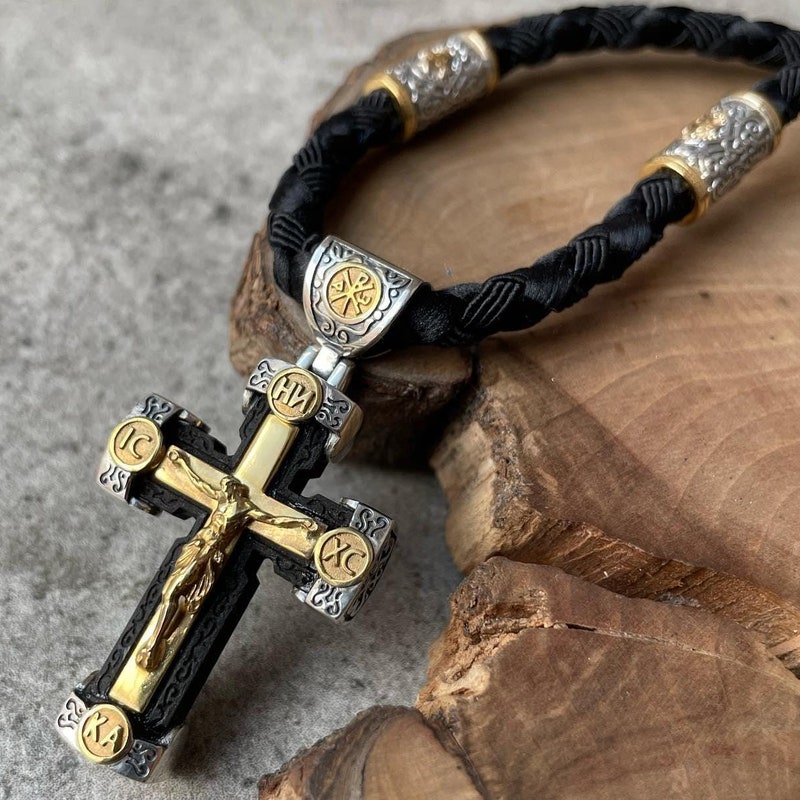 Orthodox Cross Necklace - Etsy