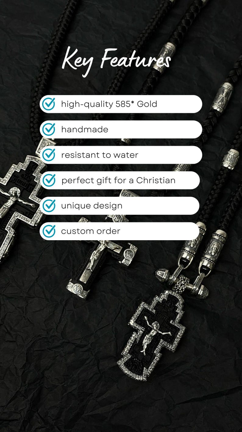 585* Gold Christian Orthodox Ring "save and Preserve" Religious Charm ...