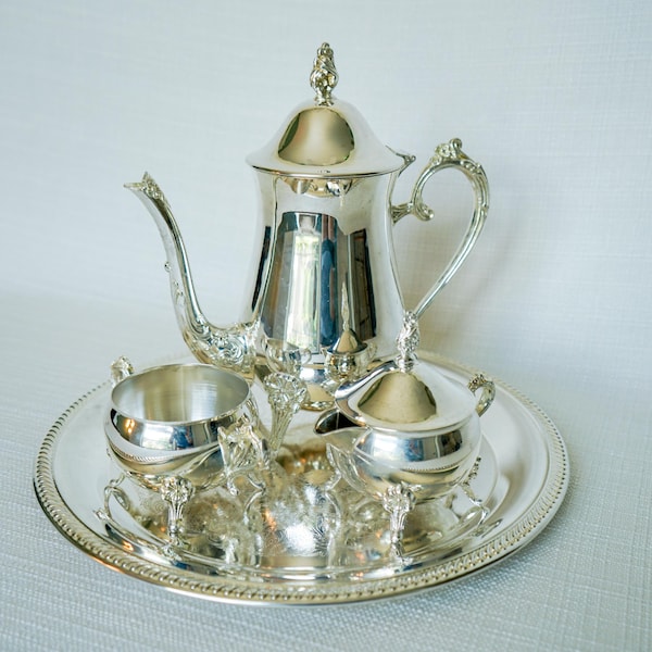 Silver Tea Set - Etsy