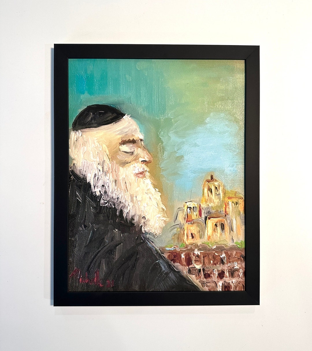 Unframed Art Print Poster/signed Art Print/ Judaic Art/ Wall Art Print ...