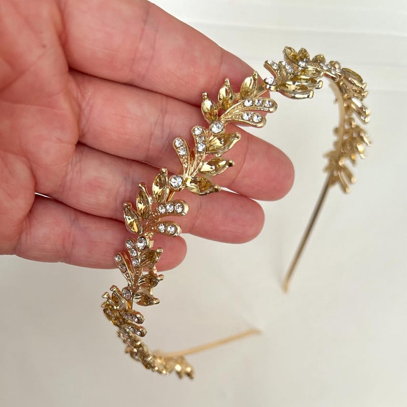 Gold Bridal Headbands - Etsy