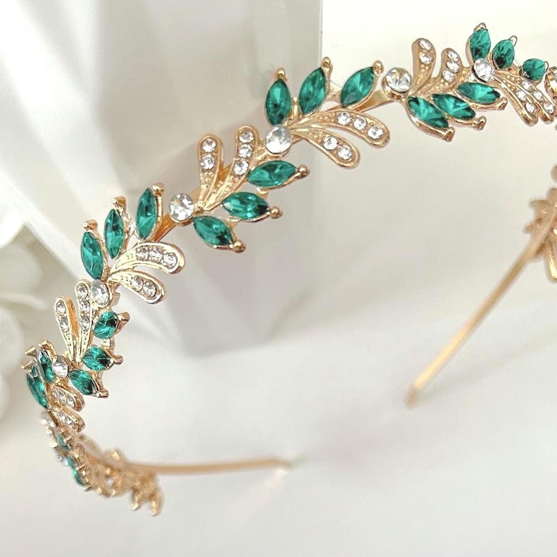 Green Headpiece - Etsy